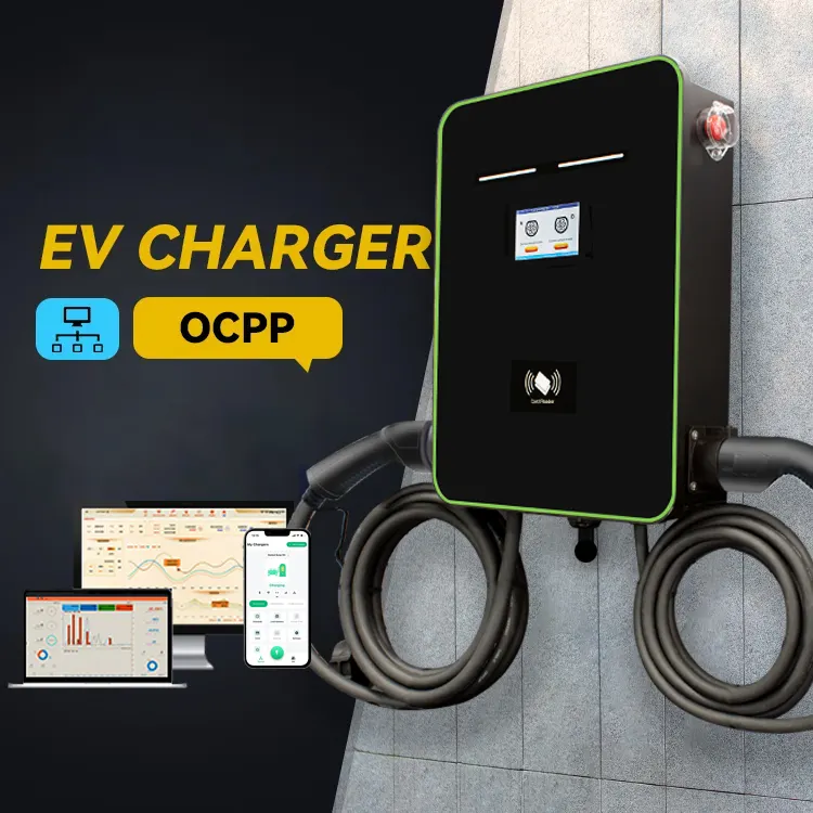 European standard Commercial ev charger 7kw 32A type 2 fast charging ...
